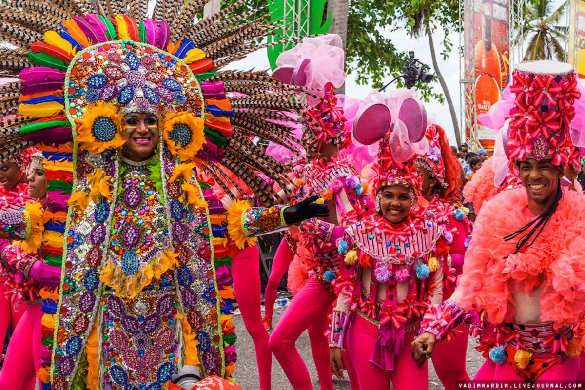 Il-kuluri kollha tal-qawsalla fuq il-karnival fir-Repubblika Dominikana 9917_8