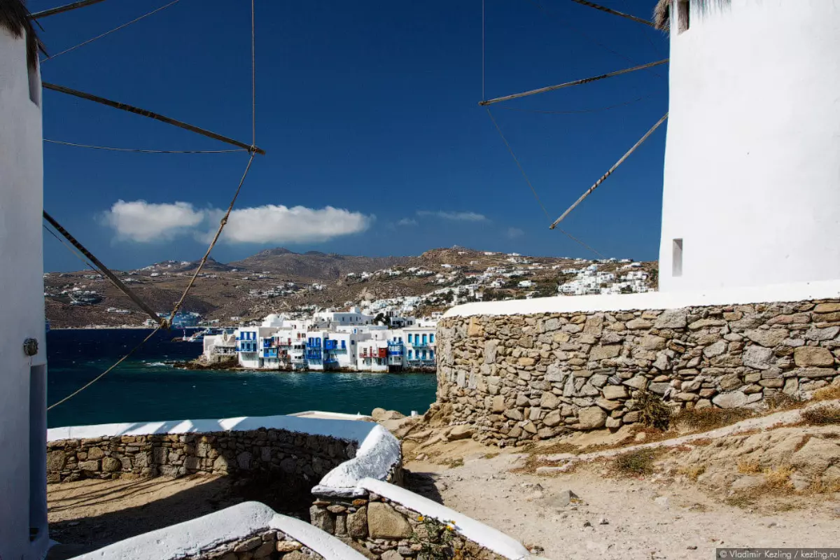 Poskad terang dari Mykonos