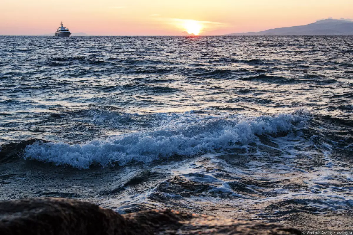 Poskad terang dari Mykonos