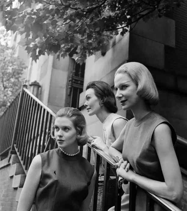 Retro charm: eleganta kvinnor i svart och vitt verk Nina Lin (Nina Leen) 10212_25