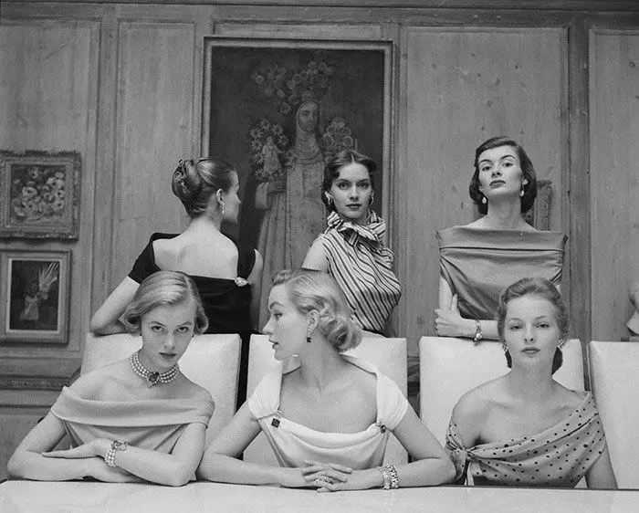 Retro charm: eleganta kvinnor i svart och vitt verk Nina Lin (Nina Leen) 10212_7