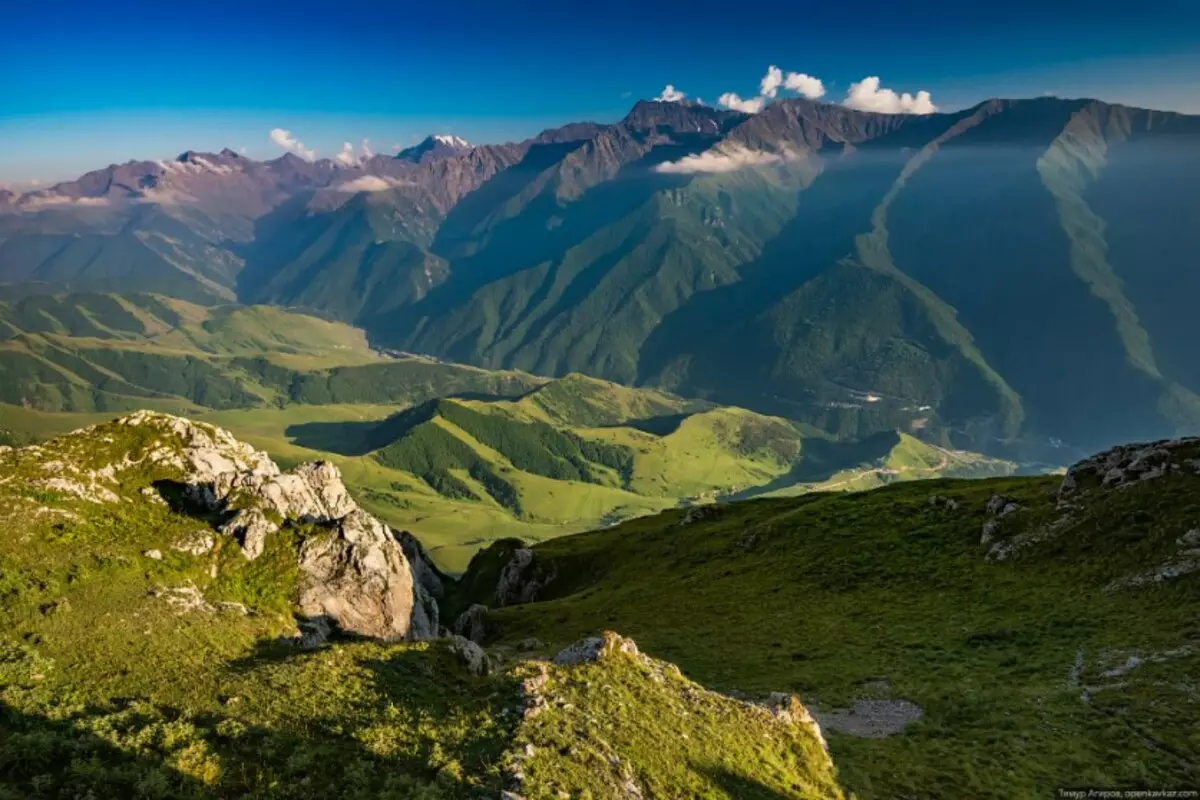 Paisajes de Ingushetia, comedor de montaña. Fotos de Timur Agirova 10305_12