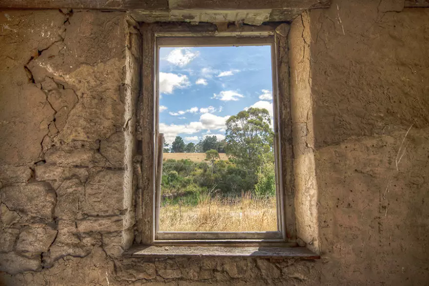 Vista das janelas para a qual mais de 200 anos