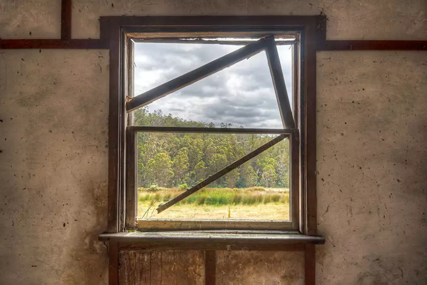 Vista das janelas para a qual mais de 200 anos