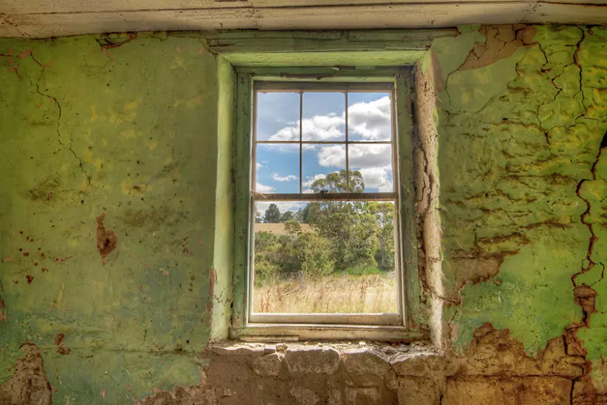 Vista das janelas para a qual mais de 200 anos