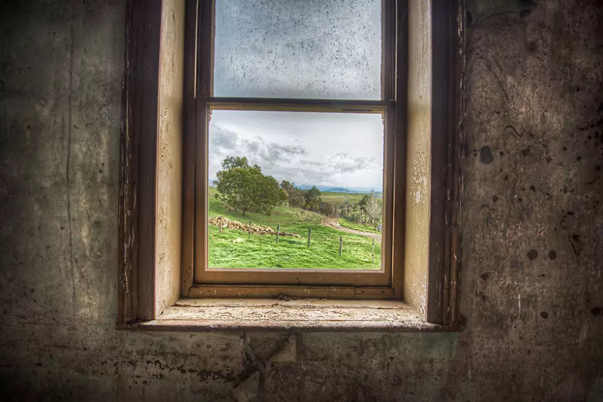 Vista das janelas para a qual mais de 200 anos