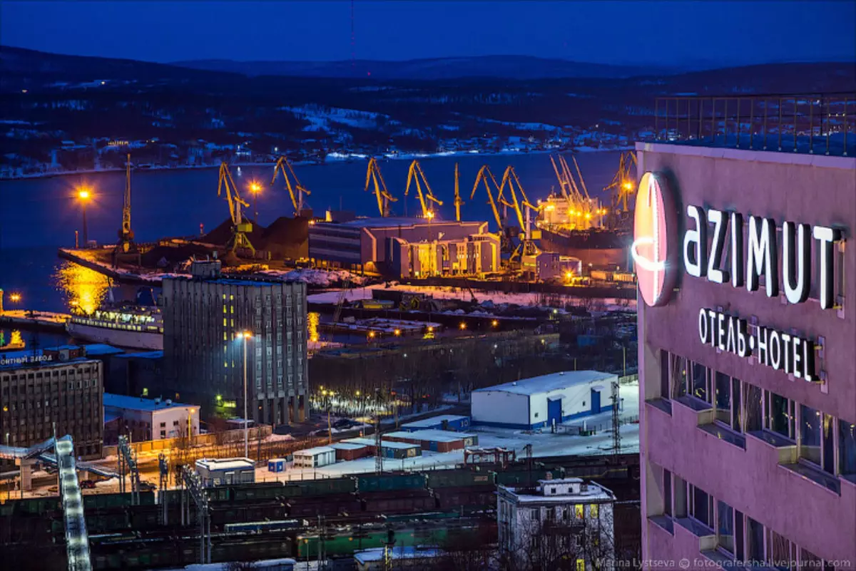 Murmansk จากความสูงจาก Marina Lytseva 10493_2