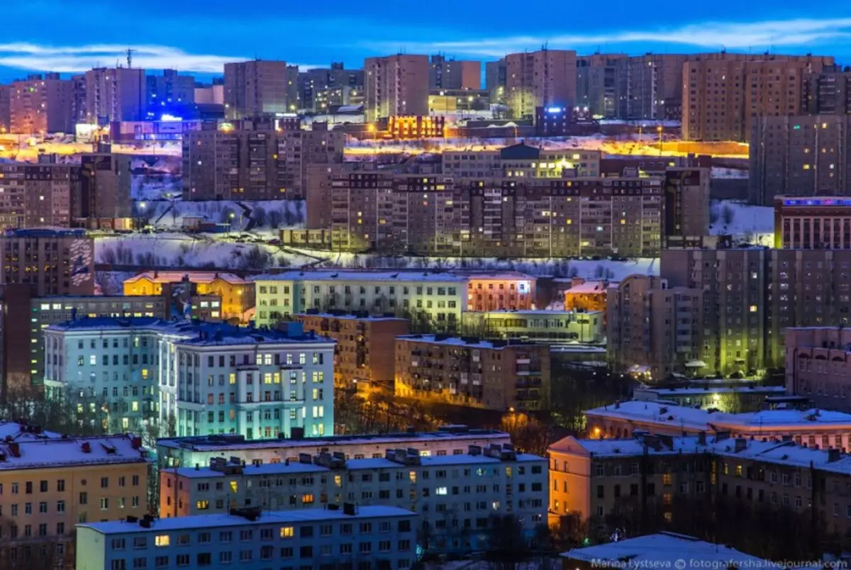 Murmansk จากความสูงจาก Marina Lytseva 10493_4