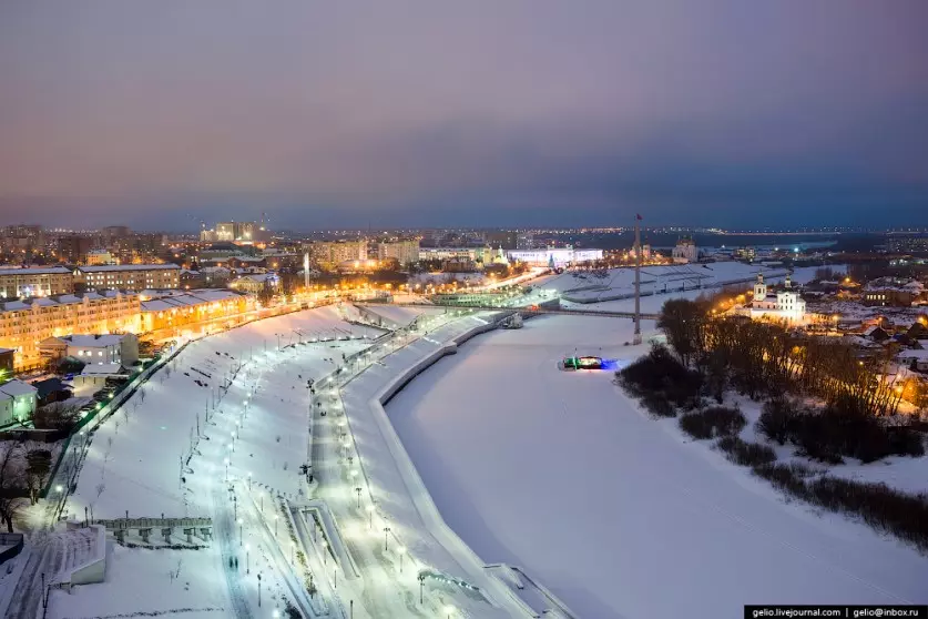 Mirando desde a altura ... Tyumen de inverno de Stepanov Glory (Gelio) 10963_2