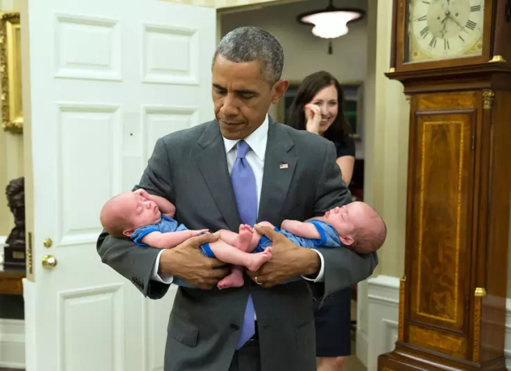 USA presidendi ja tema perekonna parimad fotod 2015. aastaks. Fotograaf Pete Souza (Pete Souza) 11120_1