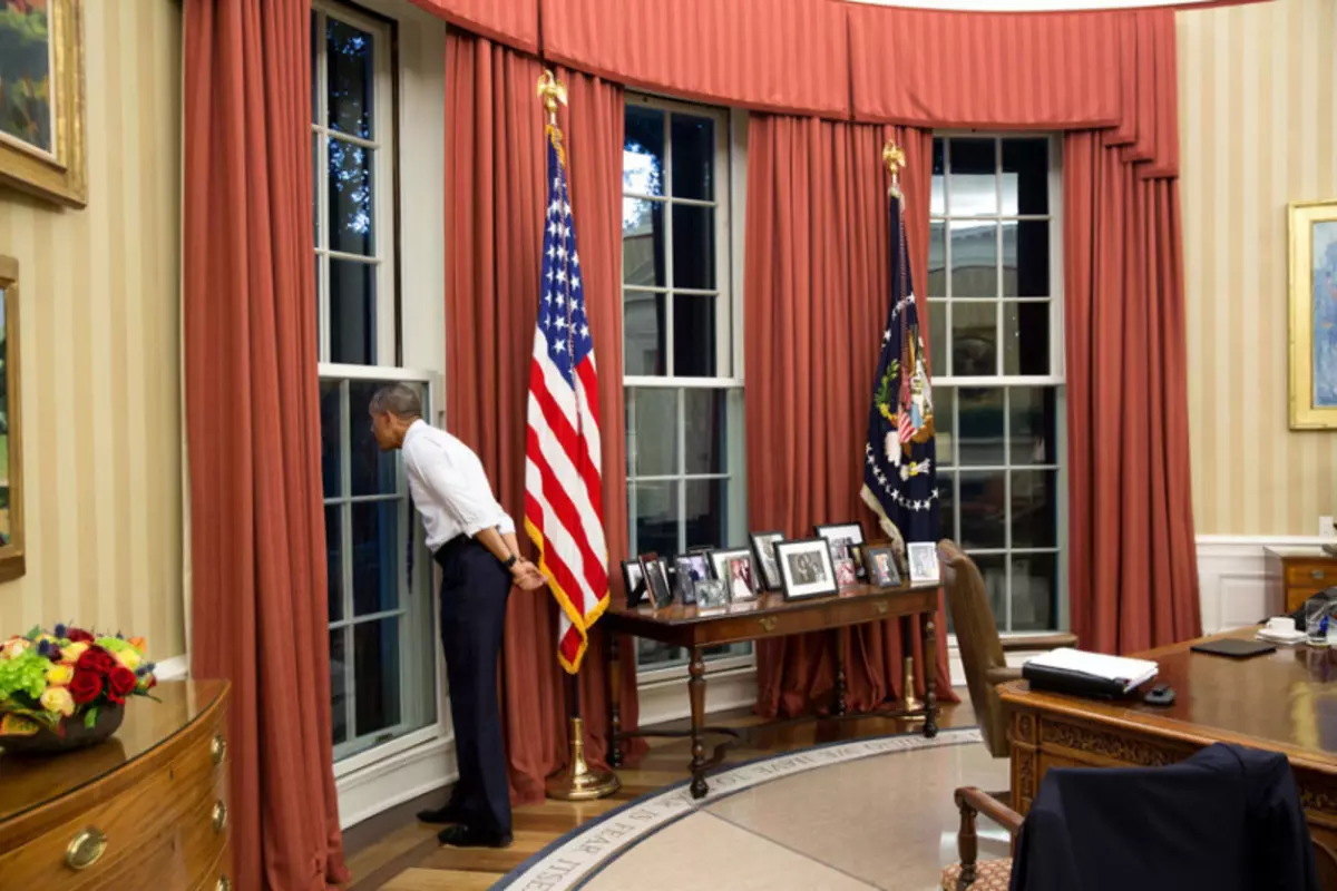 Ezona foto zibalaseleyo kaMongameli wase-US nosapho lwakhe ngo-2015. Photographir Pete Souza (Pete Souza) 11120_8