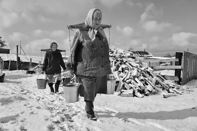 Weekdagen van het Arkhangelsk Village