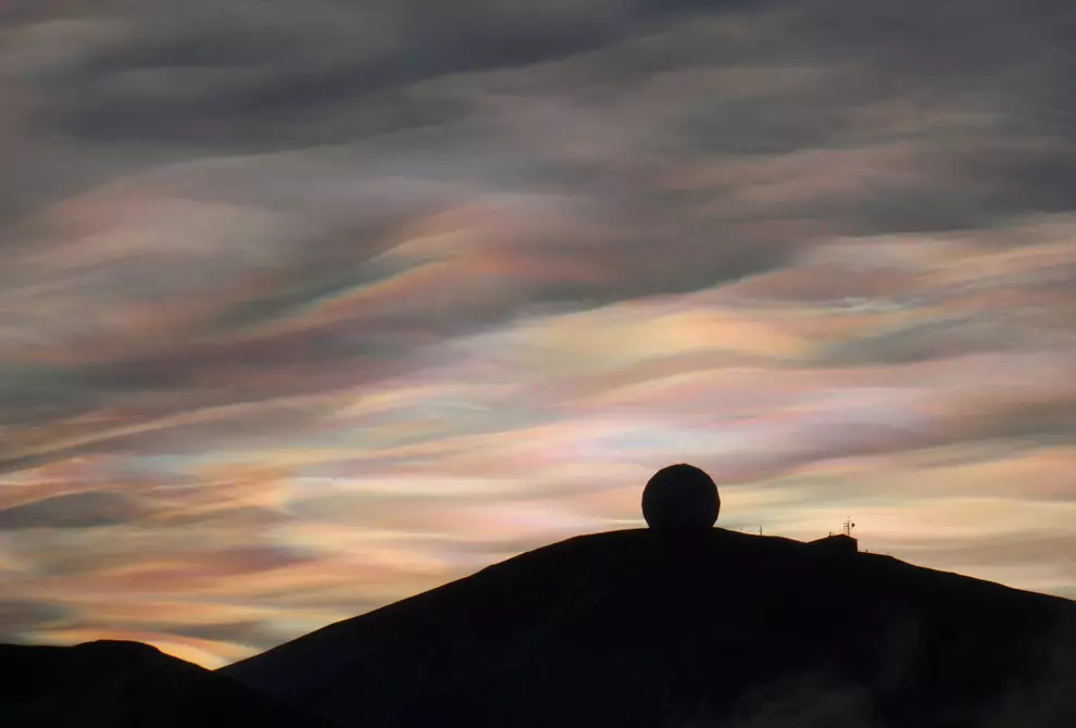 11. Northern Radiance på McMarto Antarctic Station. (Foto Deven Strows | National Science funnet