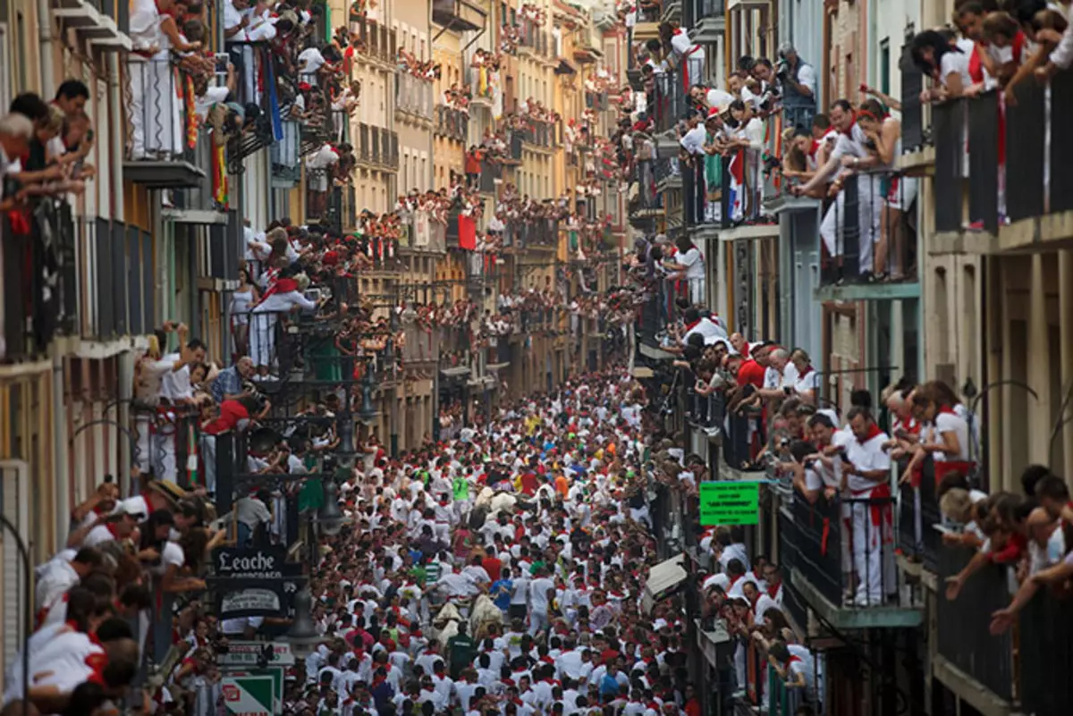 A bika lencse futtatásában és a San Fermin 2015-ös 