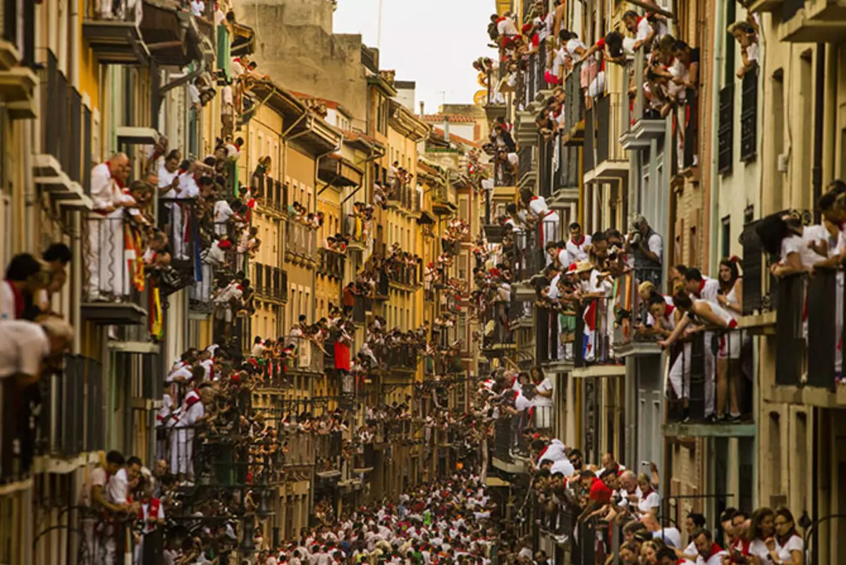 Boğaların lensinde ve San Fermin 2015'in 