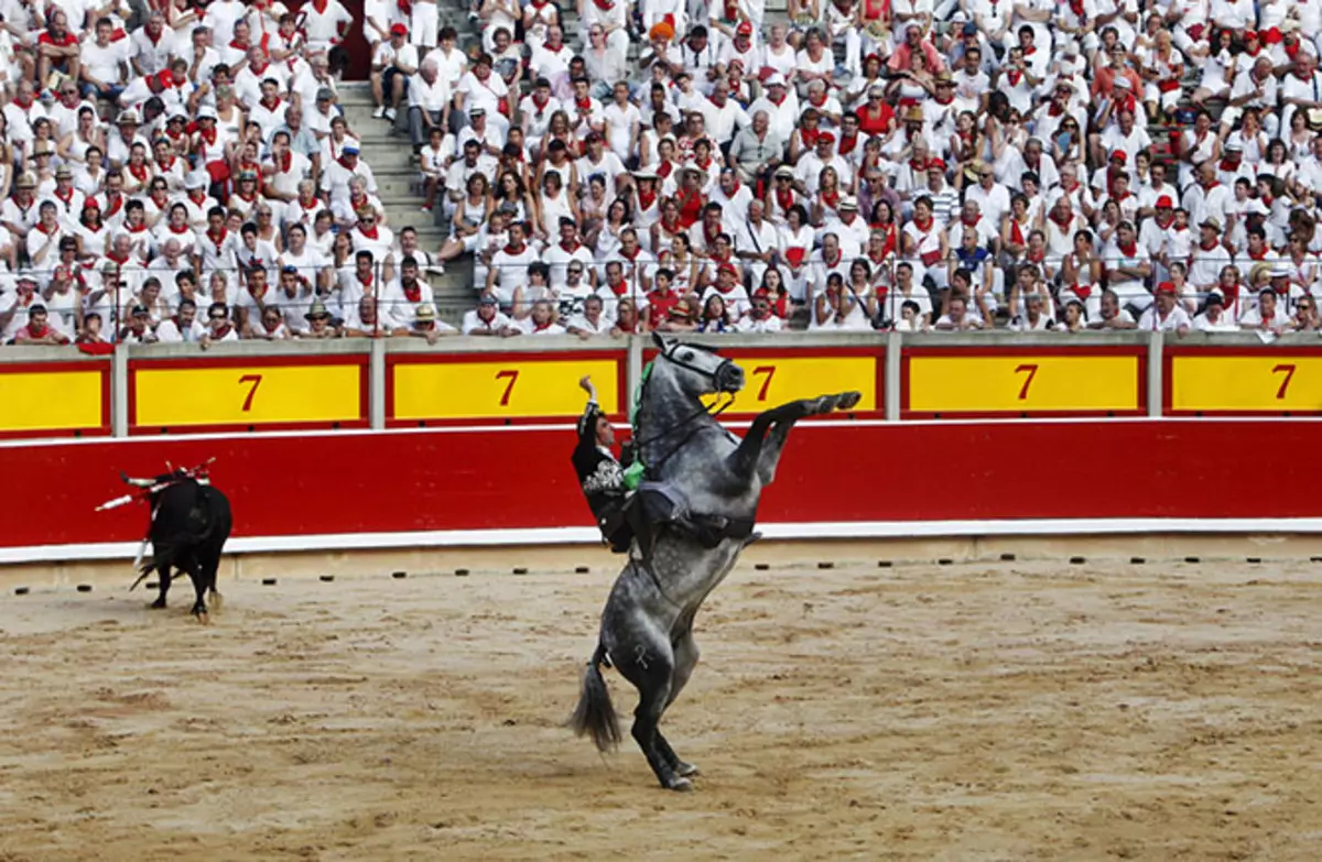 Boğaların lensinde ve San Fermin 2015'in 