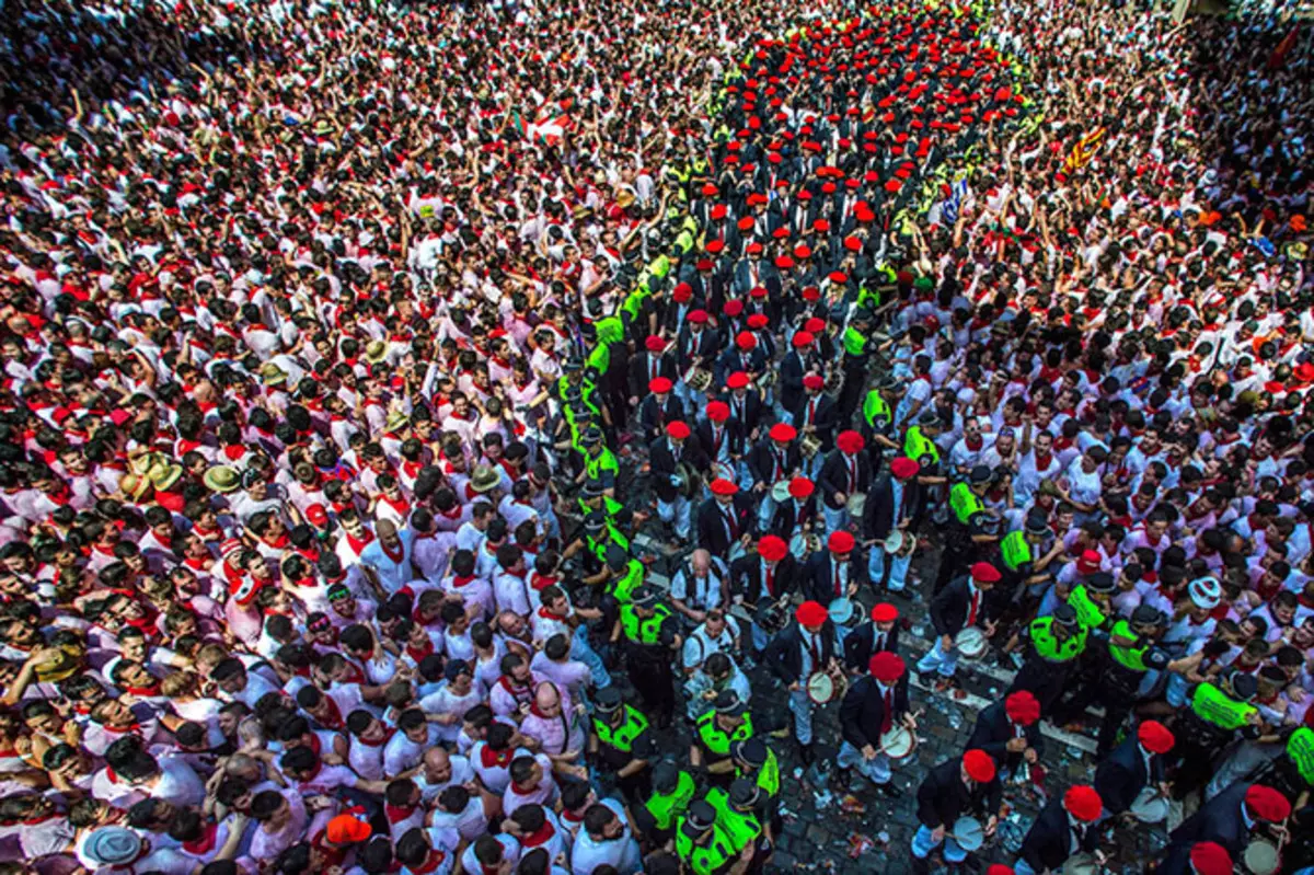 A bika lencse futtatásában és a San Fermin 2015-ös 