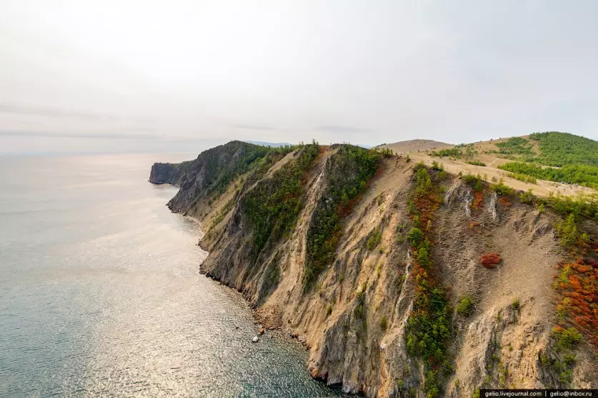 Baikal ຈາກຄວາມສູງ ... ທຸກຊະນິດຂອງພູມສັນຖານໃນເລນຂອງສະຫງ່າລາສີ Stepanov 12368_15