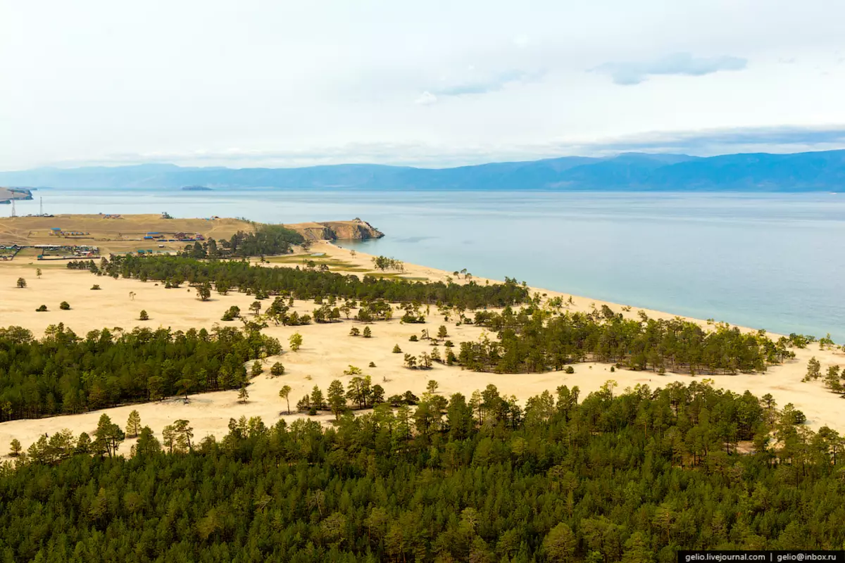 Baikal ຈາກຄວາມສູງ ... ທຸກຊະນິດຂອງພູມສັນຖານໃນເລນຂອງສະຫງ່າລາສີ Stepanov 12368_25