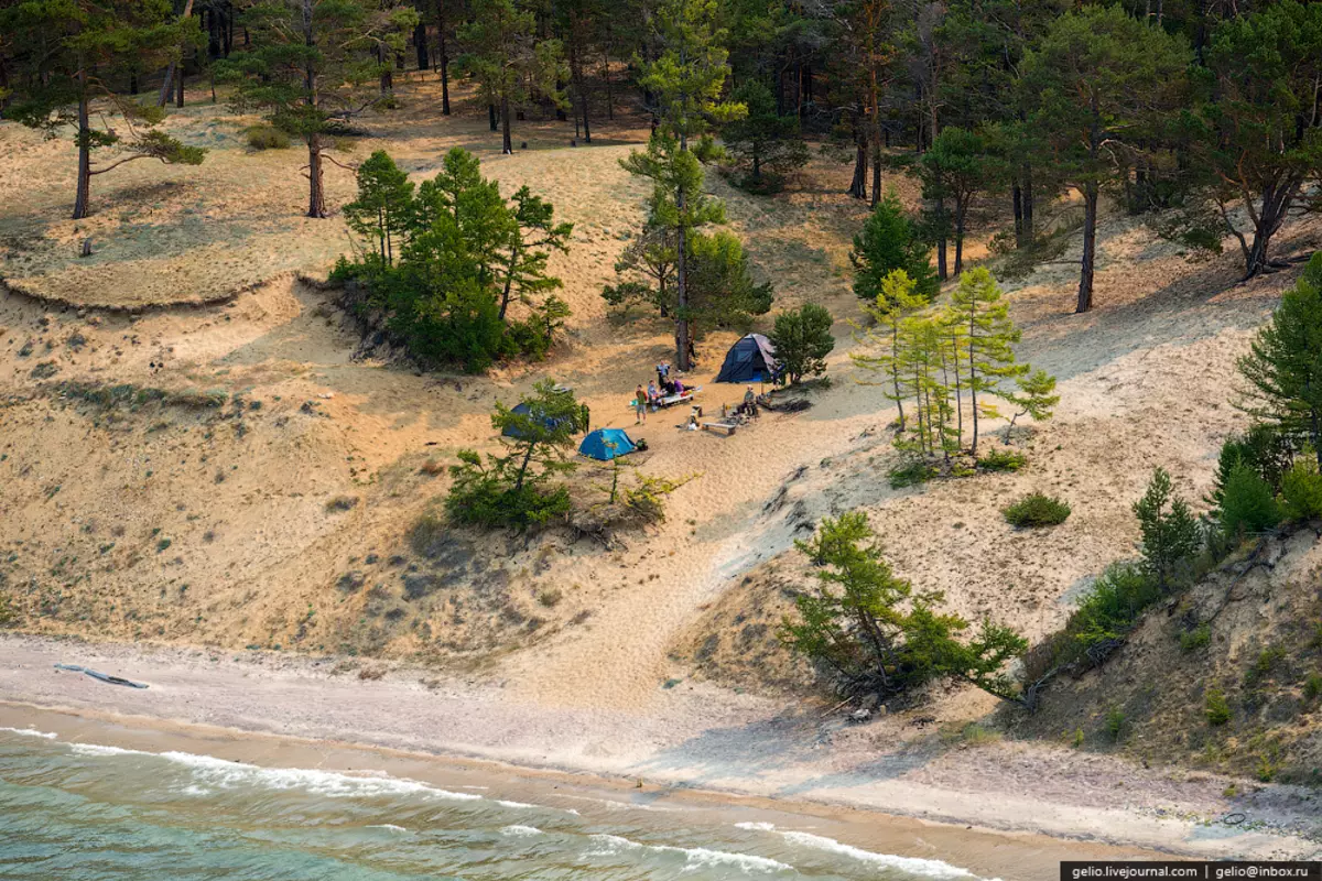 Baikal ຈາກຄວາມສູງ ... ທຸກຊະນິດຂອງພູມສັນຖານໃນເລນຂອງສະຫງ່າລາສີ Stepanov 12368_26