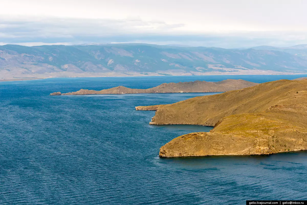 Baikal ຈາກຄວາມສູງ ... ທຸກຊະນິດຂອງພູມສັນຖານໃນເລນຂອງສະຫງ່າລາສີ Stepanov 12368_32