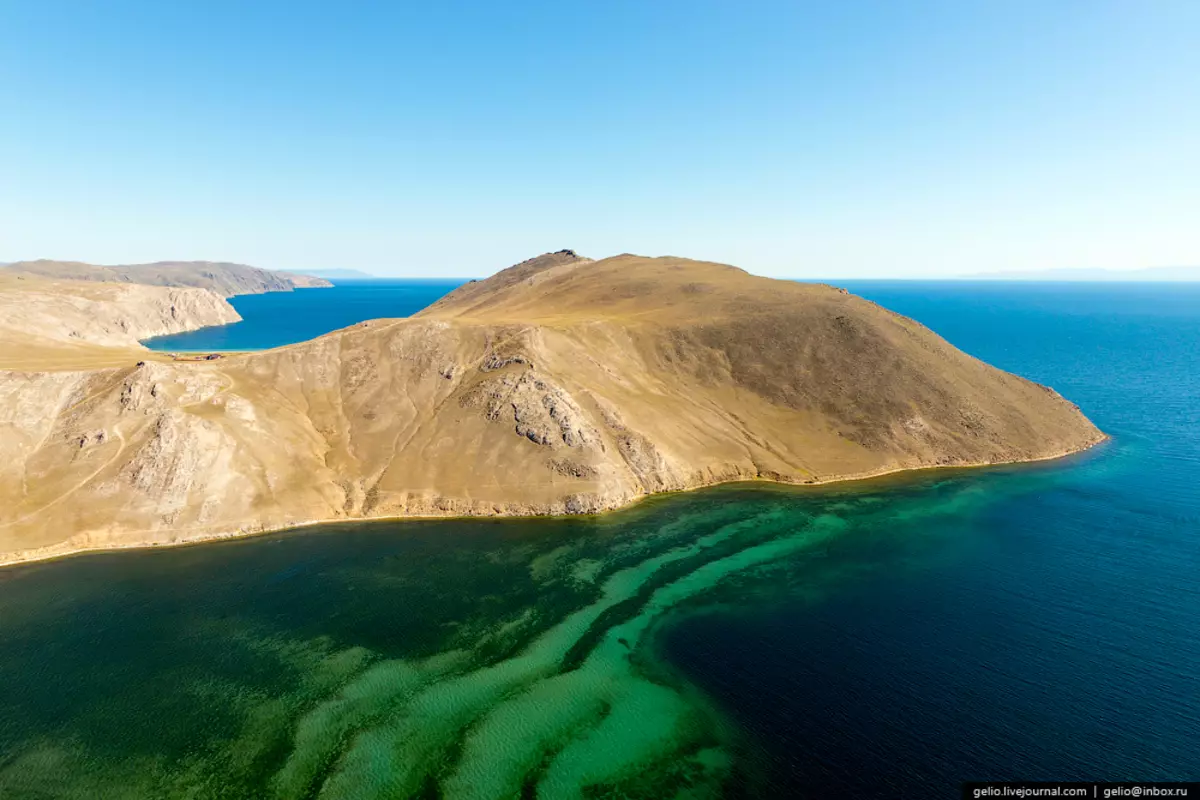 Baikal ຈາກຄວາມສູງ ... ທຸກຊະນິດຂອງພູມສັນຖານໃນເລນຂອງສະຫງ່າລາສີ Stepanov 12368_36