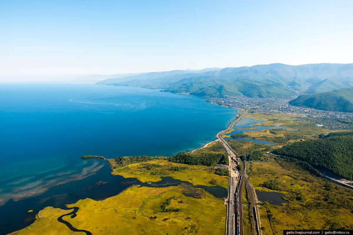 Baikal ຈາກຄວາມສູງ ... ທຸກຊະນິດຂອງພູມສັນຖານໃນເລນຂອງສະຫງ່າລາສີ Stepanov 12368_40