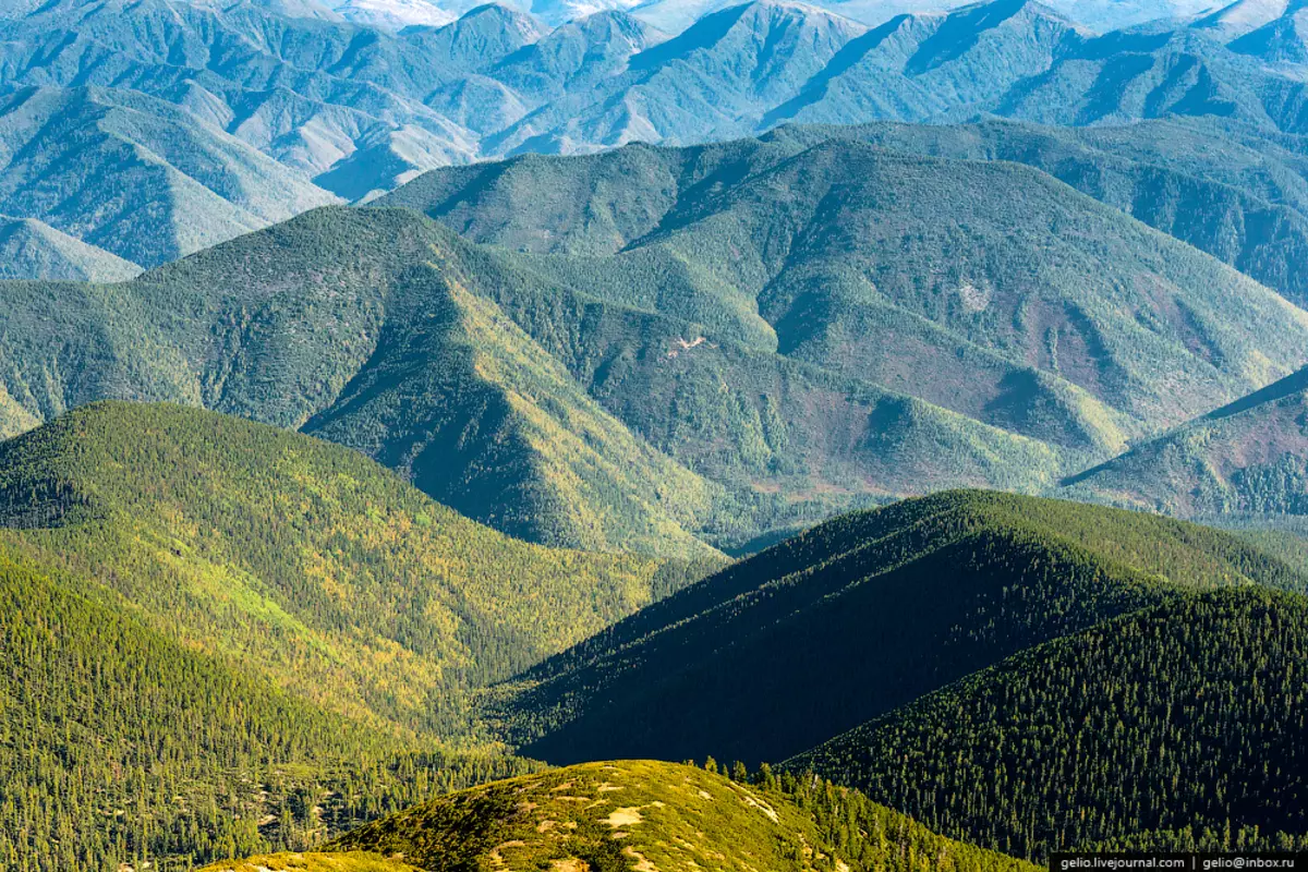 Baikal ຈາກຄວາມສູງ ... ທຸກຊະນິດຂອງພູມສັນຖານໃນເລນຂອງສະຫງ່າລາສີ Stepanov 12368_43