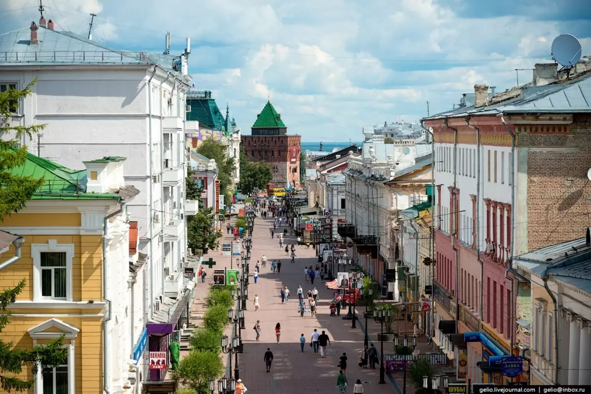 11. Turisti sa často nazývajú nizhny Novgorod Arbat.