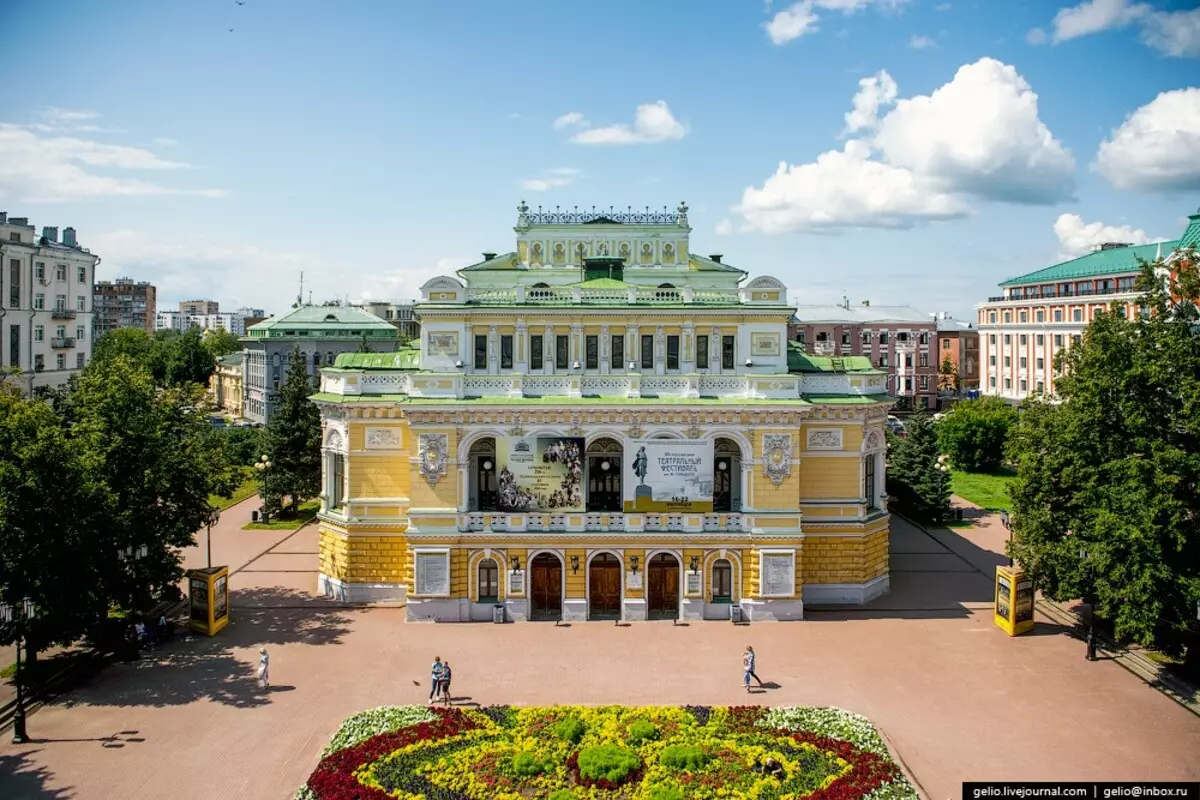 12. Teatro de drama. M. Gorky es uno de los teatros rusos más antiguos.