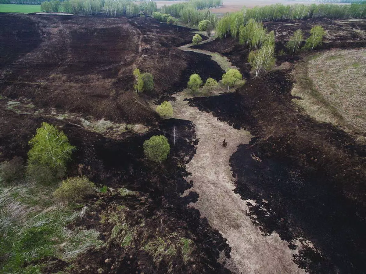 Russland schreibt eine Vogelperspektive: Foto von Alexander Murashkina