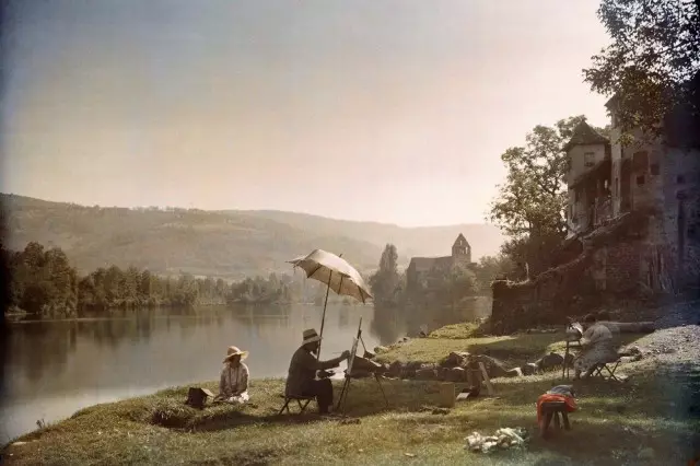 Autochrom - fotot e ngjyrave të hershme me një efekt të jashtëzakonshëm estetik;) 1805_3