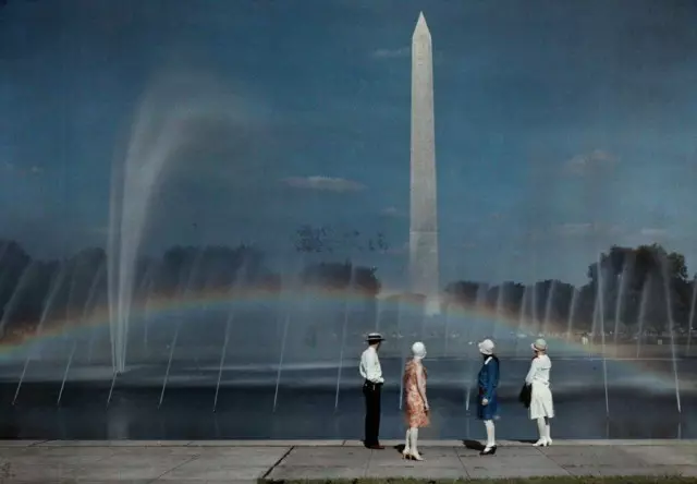 Washington Monument, 1935. Auto, Fotograf Jacob J. Heye