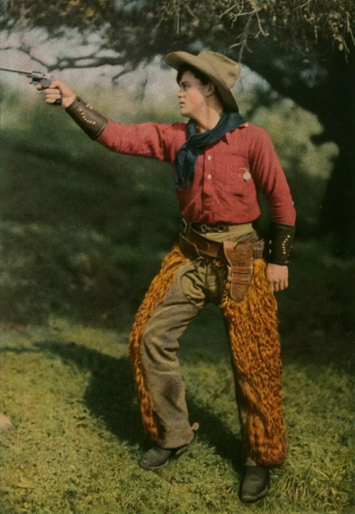 Cowboy, 1916. Auto, photographe Franklin Price Nott