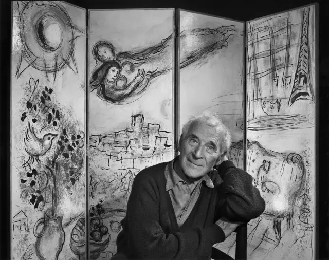 Mark Chagal, 1965. Autor Yusuf Karsh