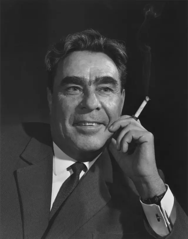 Leonid Ilyich Brezhnev, Moskova, 1963. Tekijä Yusuf Karsh