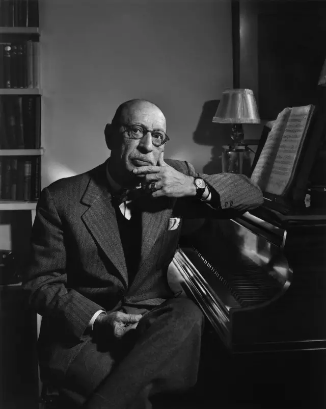 Igor Stravinsky, 1956 ผู้แต่ง Yusuf Karsh