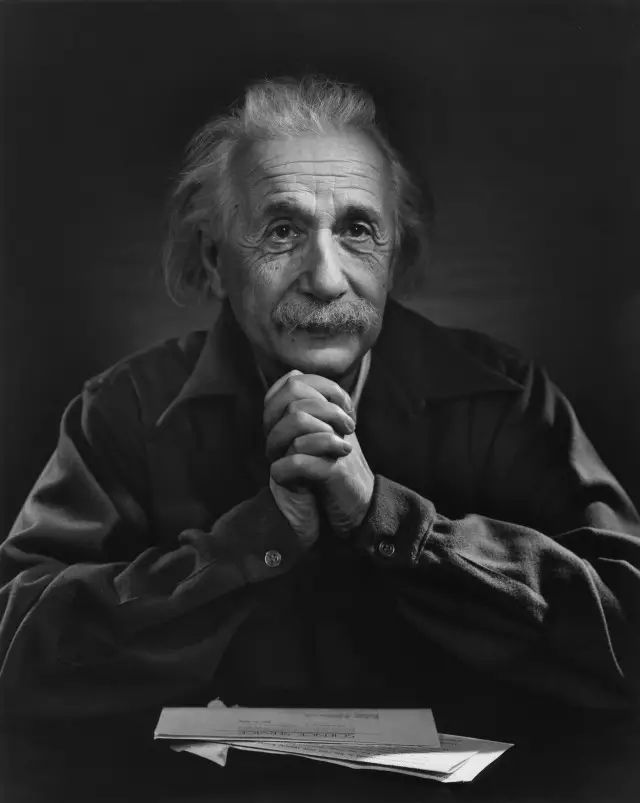 Albert Einstein, 1948 ผู้แต่ง Yusuf Karsh