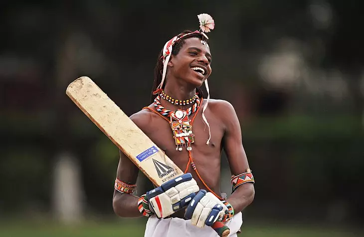 Cricket na ndị dike Masai - foto ndị mara mma site n'ụsọ oké osimiri Africa 2149_3