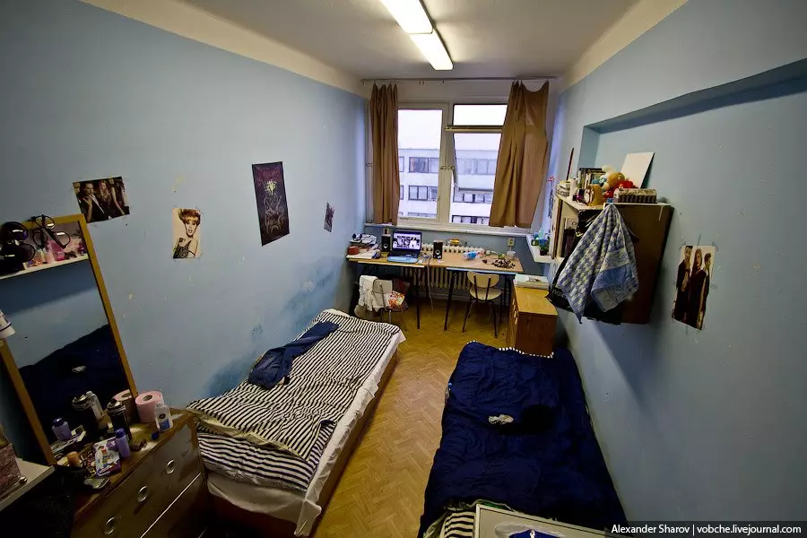 En büyük öğrenci hostel Prag'da yürüyün? Fotoğrafçı Alexander Sharov 2239_19