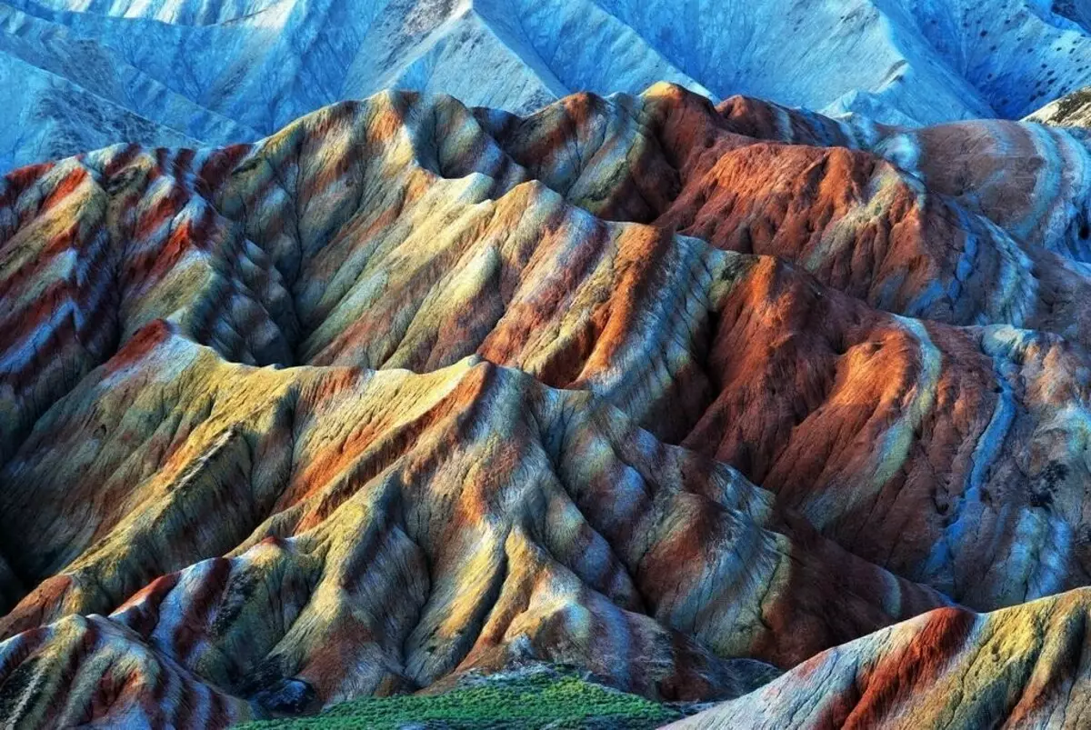 Κίνα Rainbow Hills - μια από τις πιο ασυνήθιστες πλάκες του πλανήτη 247_11