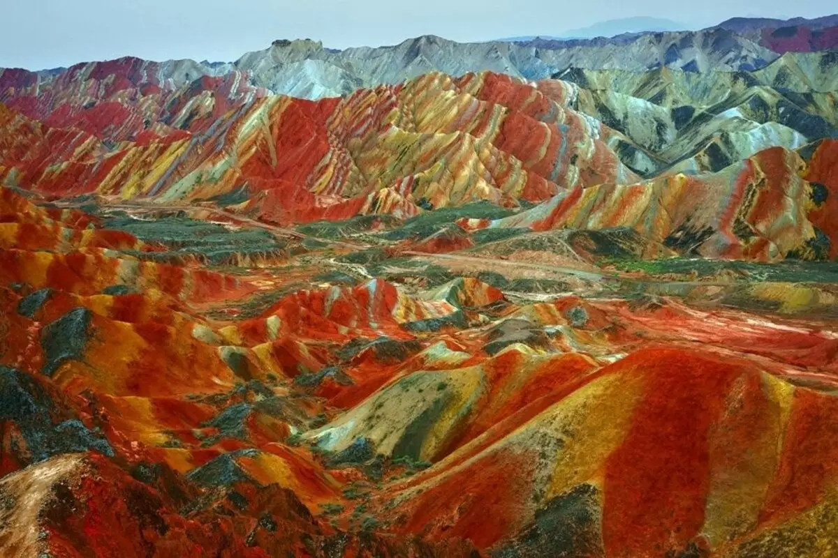 Κίνα Rainbow Hills - μια από τις πιο ασυνήθιστες πλάκες του πλανήτη 247_12