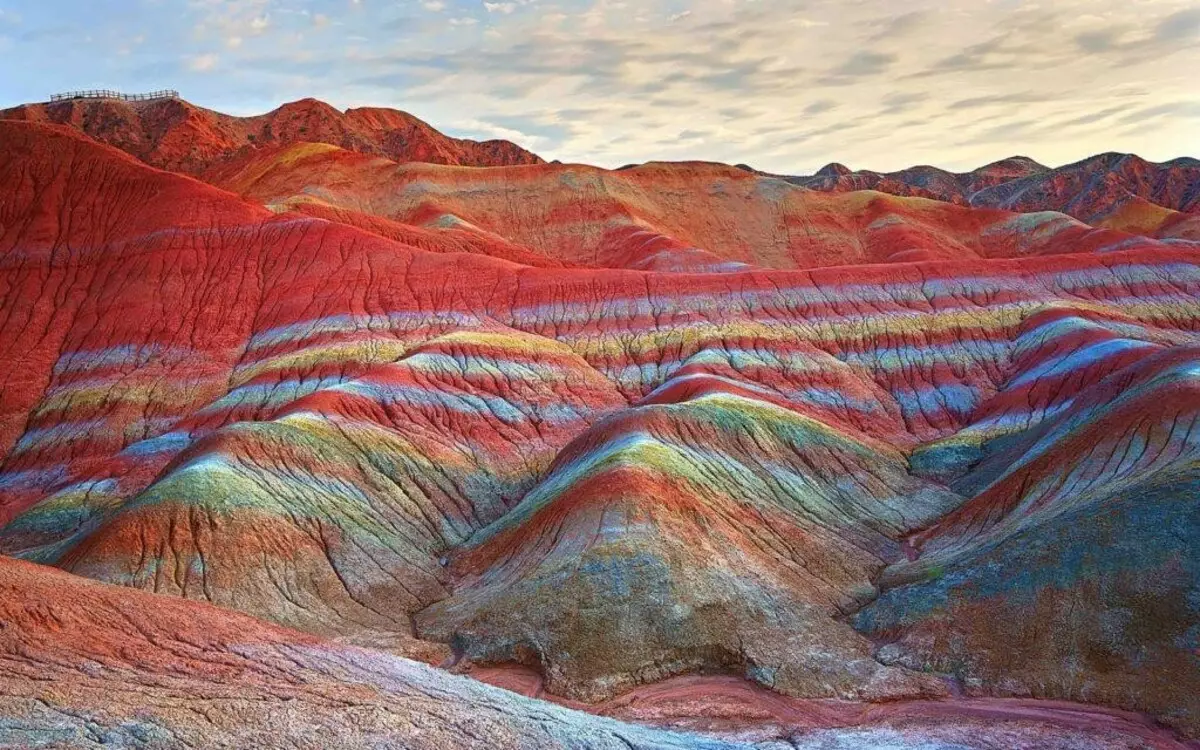 Kinija Rainbow Hills - viena iš labiausiai neįprastų plokštelių planetos 247_4