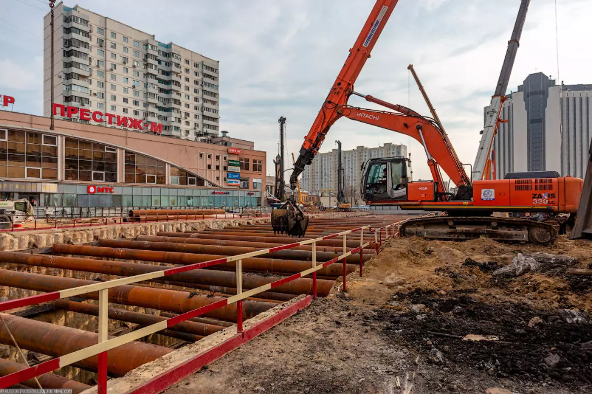 วิธีการสร้างรถไฟใต้ดินในมอสโก: รายงานภาพ Alexander Popova 2834_3