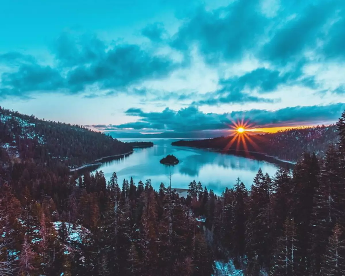 Värikäs viehättävä maisemat Jordan Kherschel (Jordan Herschel)