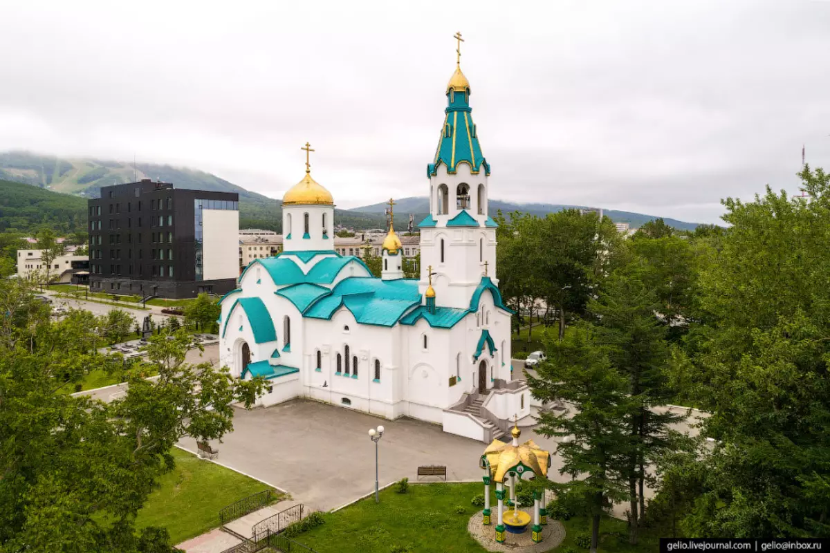 Yuzhno-Sakhalinsk bir yükseklikten - Japon mirası olan bir şehir: Glory Stepanova fotoğrafları 3159_27