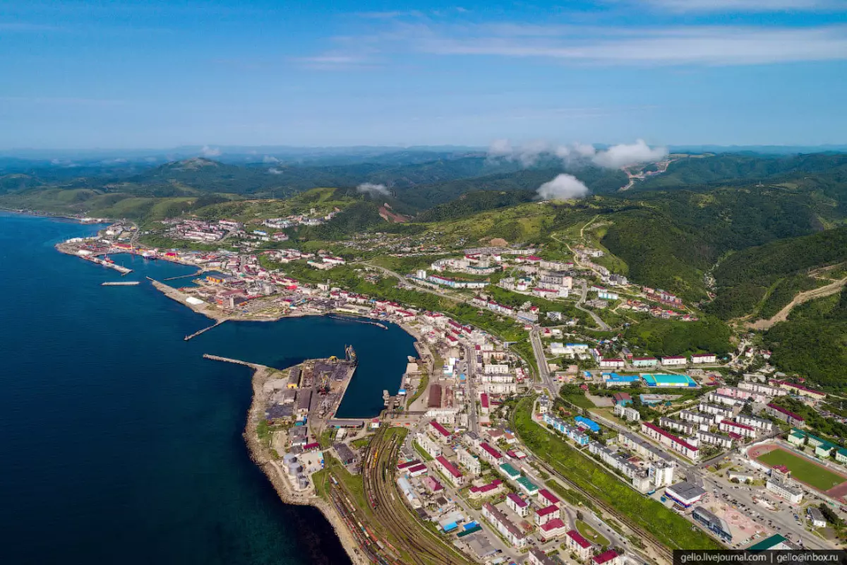 Yuzhno-Sakhalinsk bir yükseklikten - Japon mirası olan bir şehir: Glory Stepanova fotoğrafları 3159_34