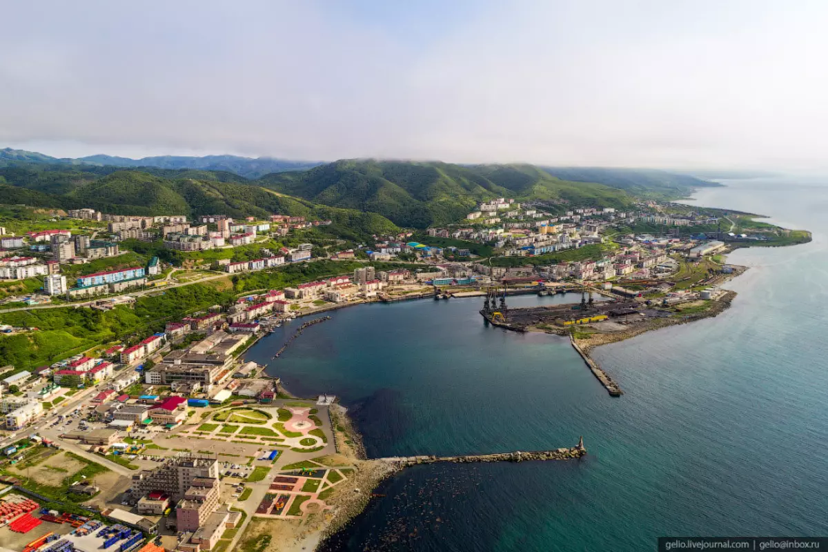 Yuzhno-Sakhalinsk bir yükseklikten - Japon mirası olan bir şehir: Glory Stepanova fotoğrafları 3159_35