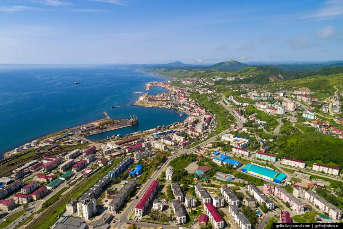 Yuzhno-Sakhalinsk bir yükseklikten - Japon mirası olan bir şehir: Glory Stepanova fotoğrafları 3159_36