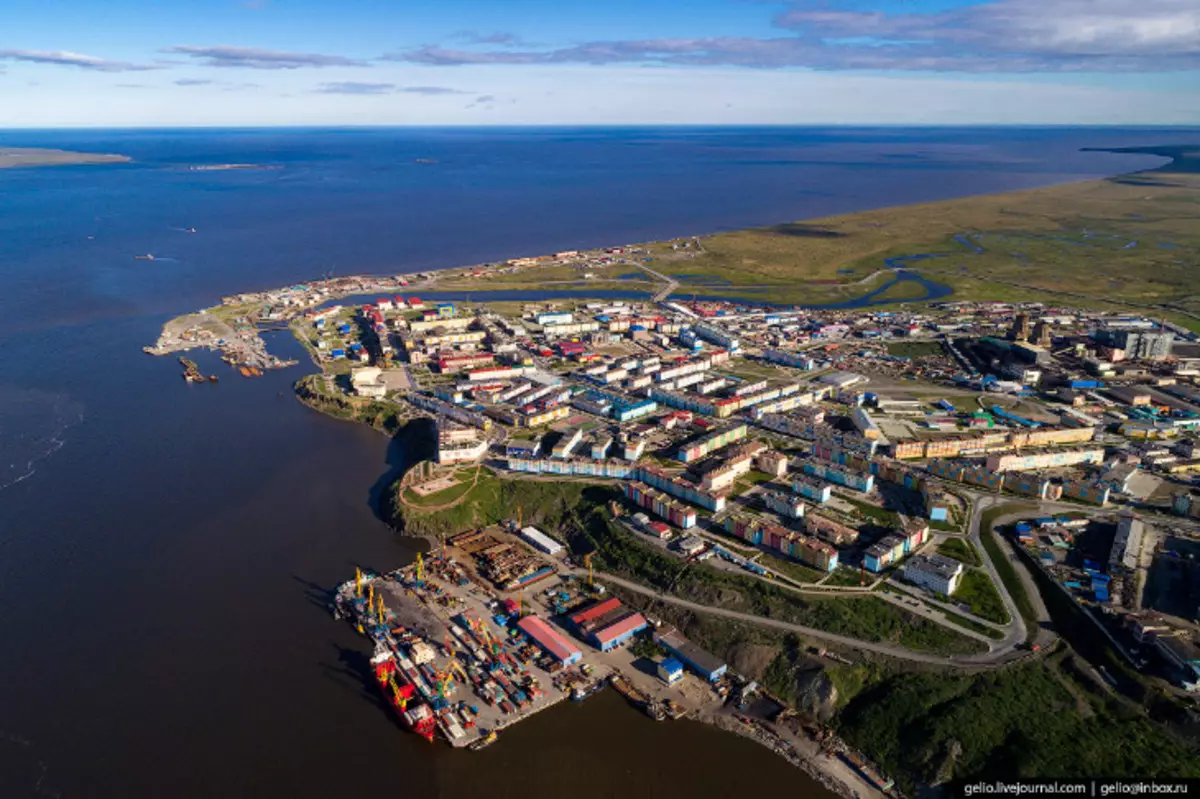 Anadyr z výšky je najjednoduchšie mesto Ruska. Fotografie slávy Stepanova 3199_1